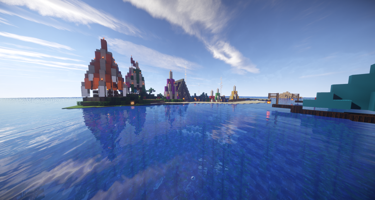 Photos of Moonwell Sanctuary Traiders Hub Minecraft Map