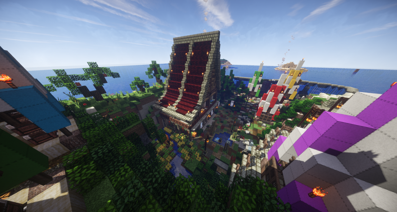 Photos of Moonwell Sanctuary Traiders Hub Minecraft Map