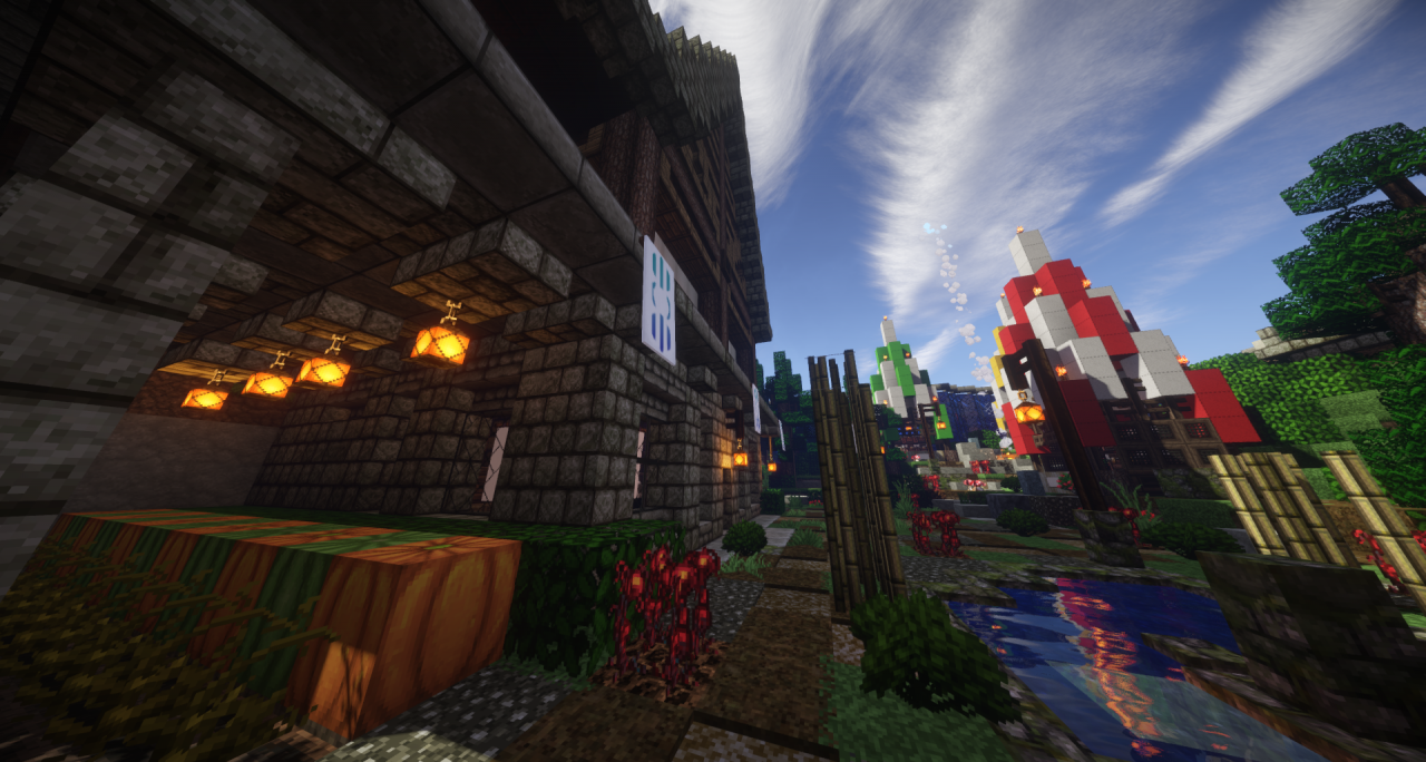 Photos of Moonwell Sanctuary Traiders Hub Minecraft Map