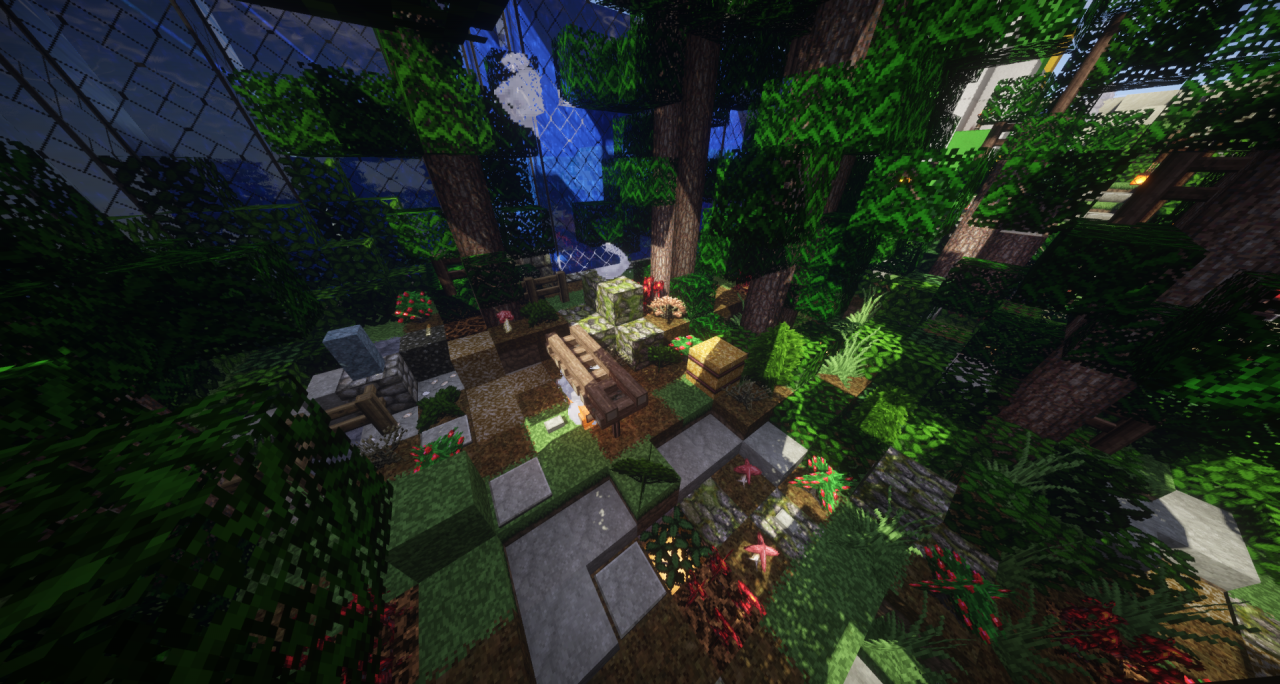Photos of Moonwell Sanctuary Traiders Hub Minecraft Map