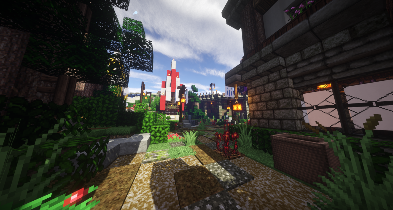 Photos of Moonwell Sanctuary Traiders Hub Minecraft Map