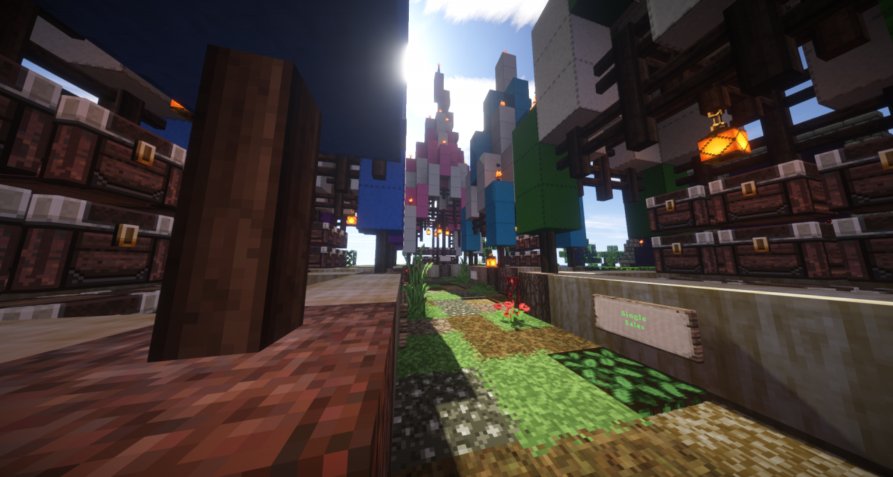 Photos of Moonwell Sanctuary Traiders Hub Minecraft Map
