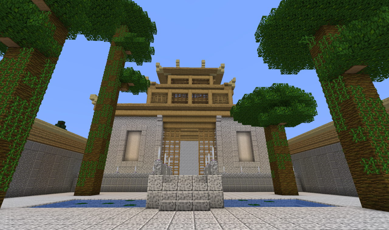 Age of Empires II Vietnamese Wonder "Bút Tháp Temple” Minecraft Map