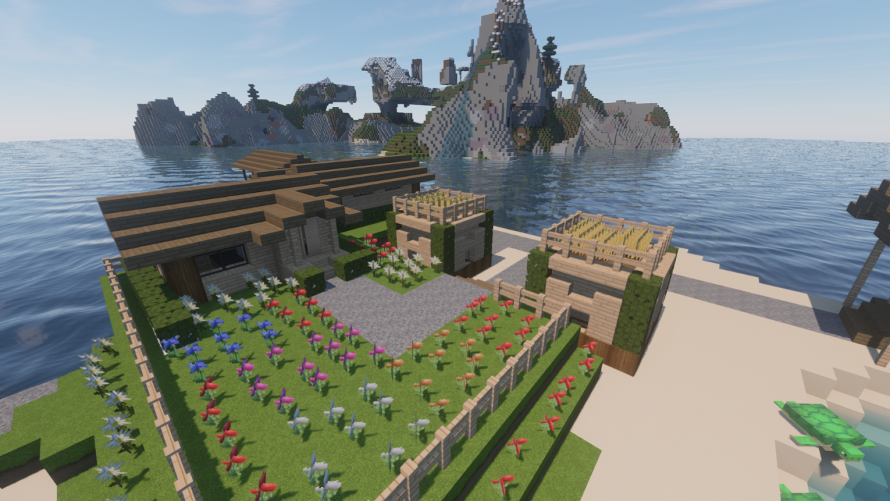 Small Wooden Town Minecraft Map