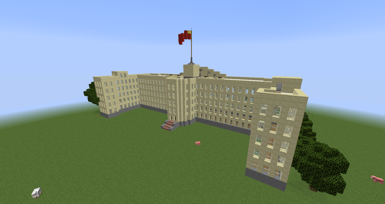 Road Institute / Moscow city Minecraft Map