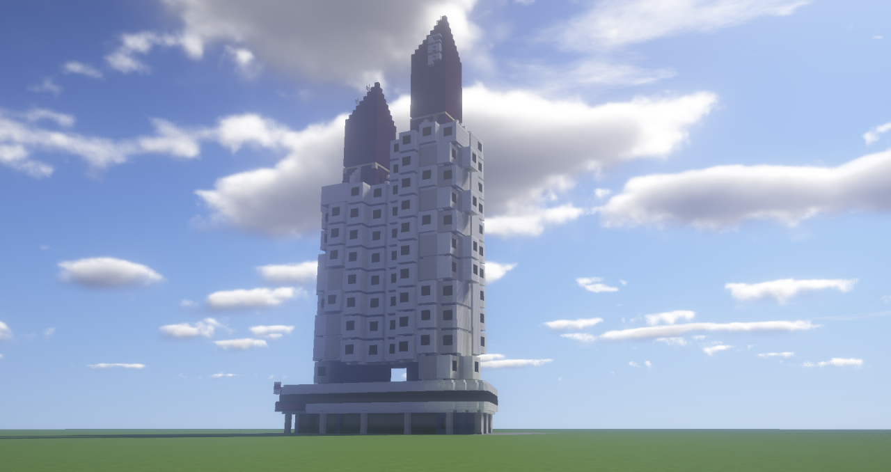 Nakagin Capsule Tower Minecraft Map