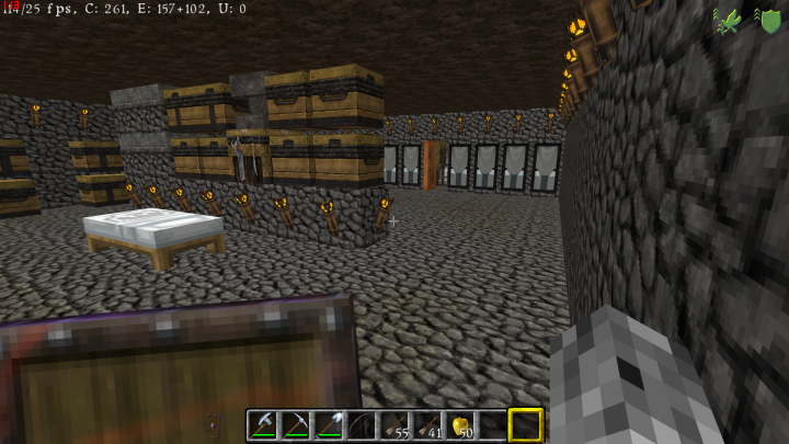 start your adventure in a dirt pyramid with mine cart mineshaft ...