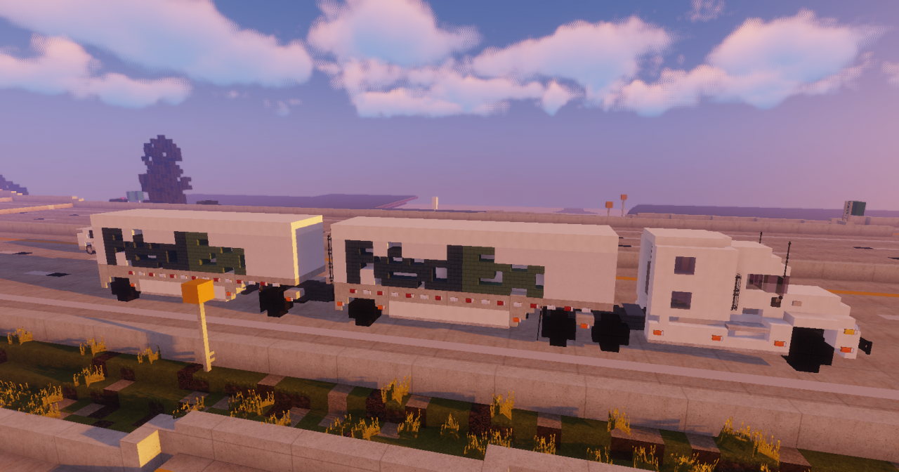 1.5:1 Scale FedEx Ground Mack Anthem truck and double trailers ...