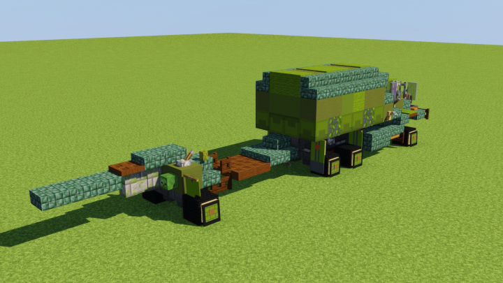 M35 Cargo Truck with Howitzer Minecraft Map