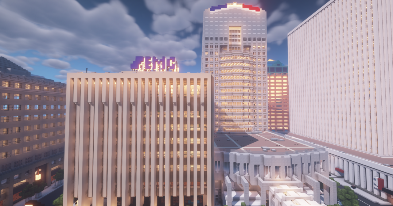 EMC Insurance Plaza - Des Moines, IA Minecraft Map