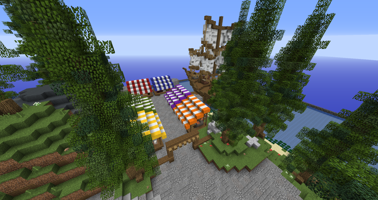 Medieval Spawn [150x150] | Perfect for Factions, Kit PvP & Most Servers! Minecraft Map