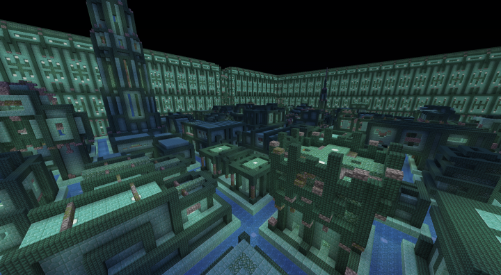 Prismarine City Minecraft Map