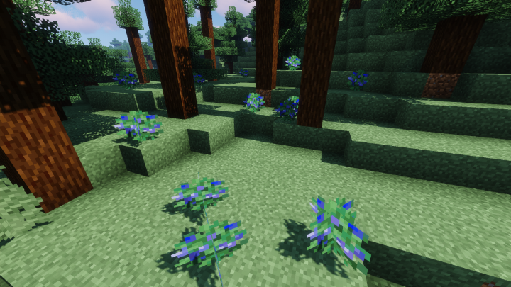 Sweetberries to blueberries Minecraft Texture Pack