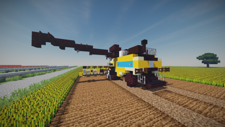 New Holland Cr 10.90 Combine Harvester Minecraft Map
