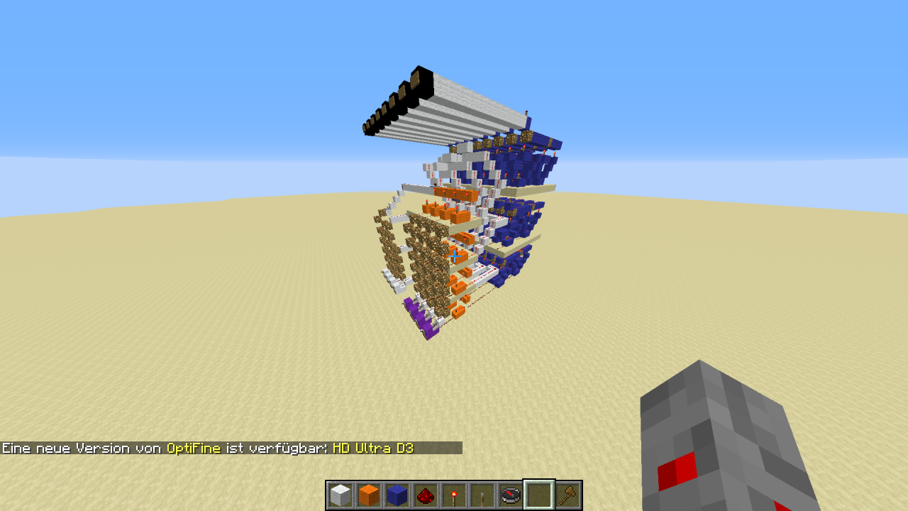 4-Bit Multiplier Minecraft Map