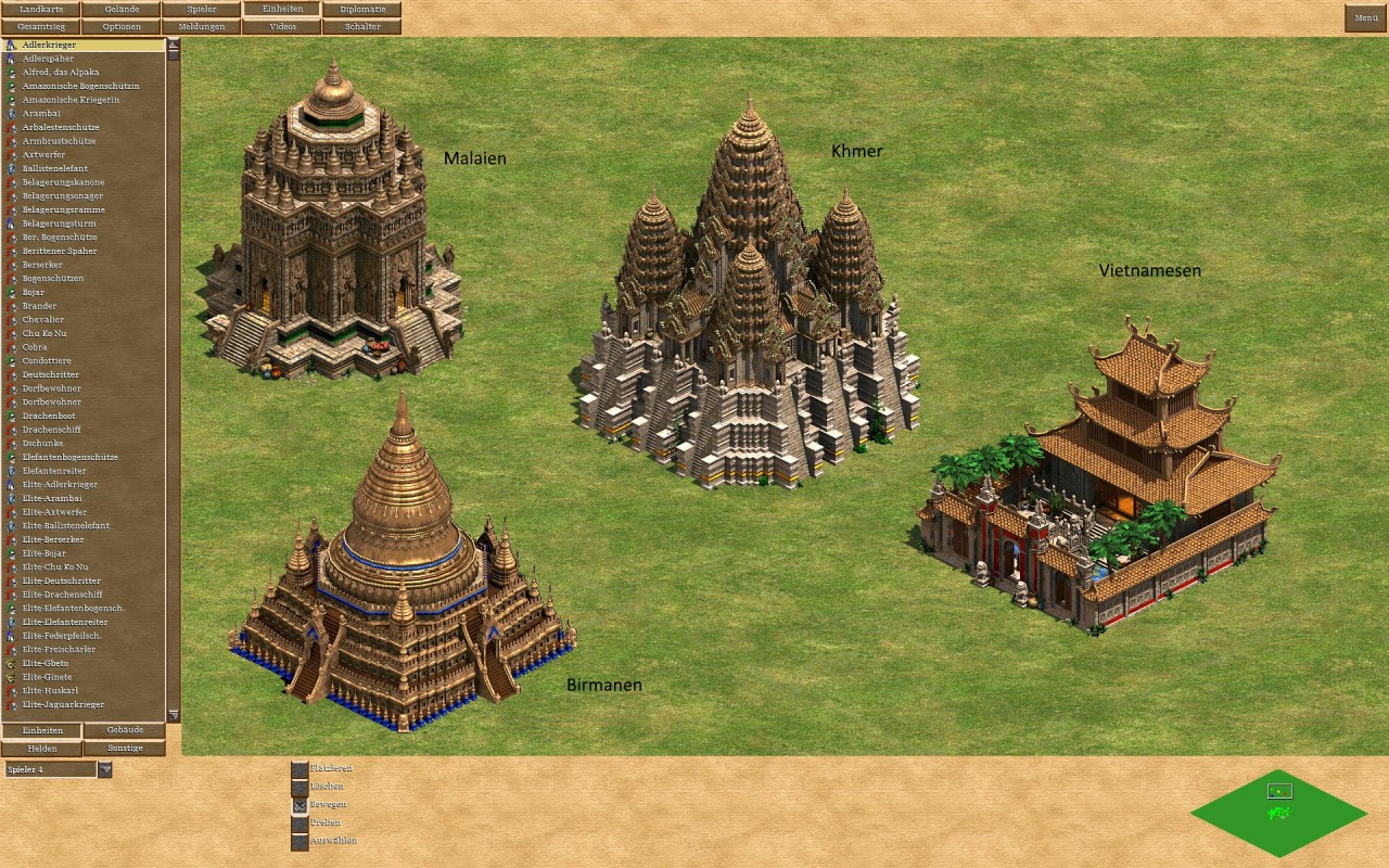 Age of Empires II Vietnamese Wonder "Bút Tháp Temple” Minecraft Map