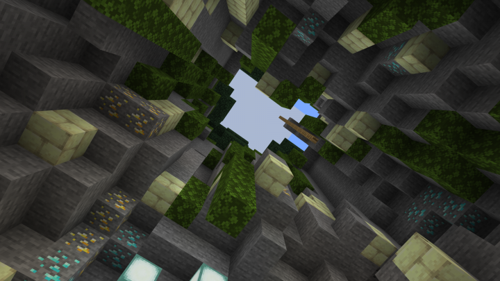 Cave escape Minecraft Map