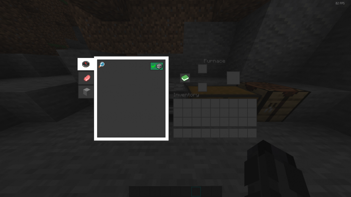 Modern Dark GUI Minecraft Texture Pack