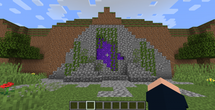 Add Natural Portal Structures. Minecraft Map