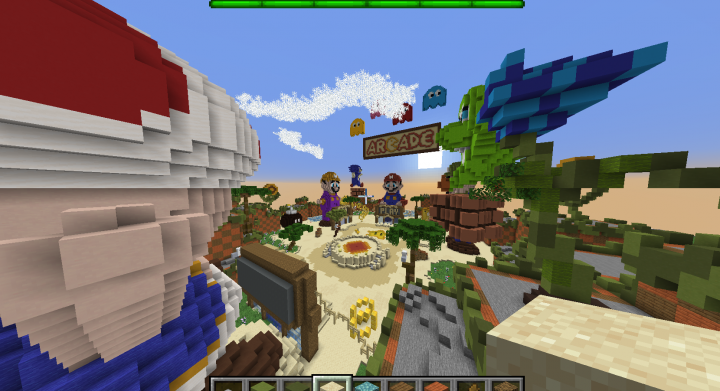 Minecraft Arcade Lobby Minecraft Map