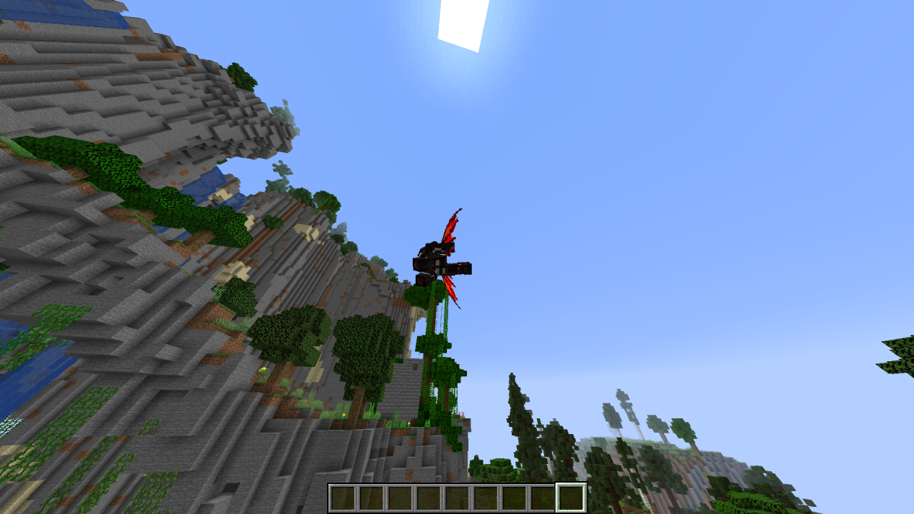 Red Dragon Wings! Minecraft Texture Pack