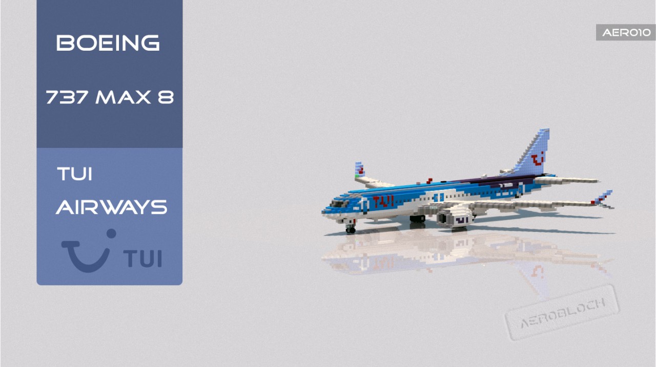 Boeing 737 MAX 8 TUI Airways [+Download] Minecraft Map