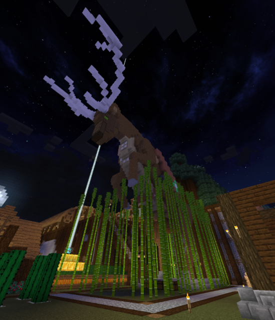 Saint Daniel, The Great Stag and Guardian of Saints City Minecraft Map