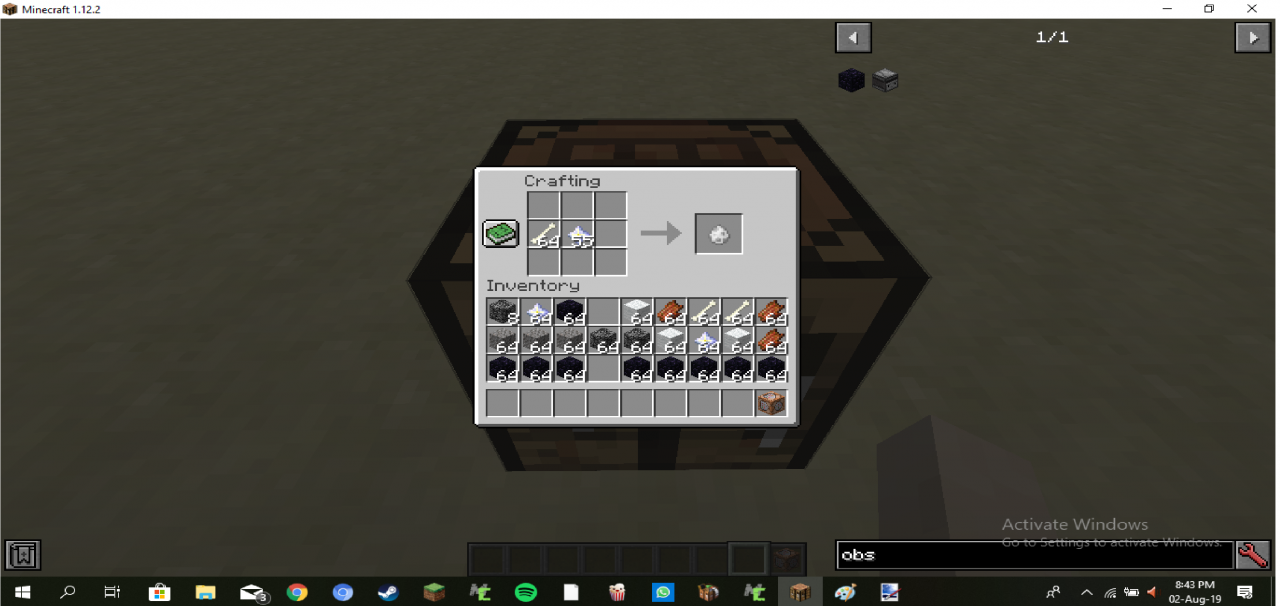 Uncraftable items Crafted beta v1.0 Minecraft Mod