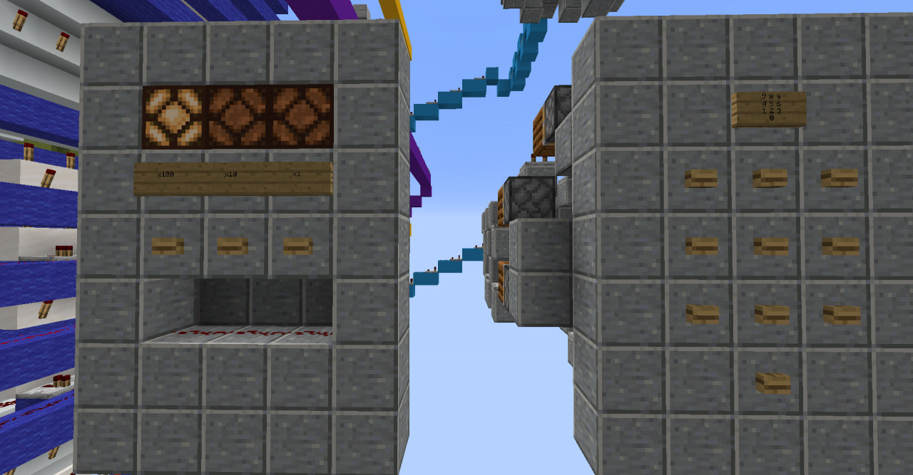 The Ultimate base 10 Calculator Minecraft Map