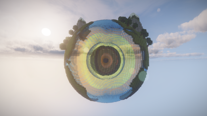 Globe project Minecraft Map