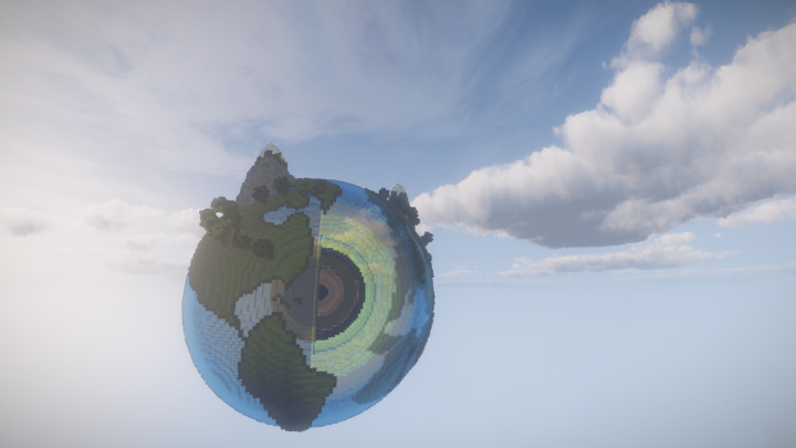 Globe project Minecraft Map