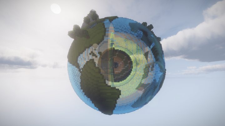 Globe project Minecraft Map