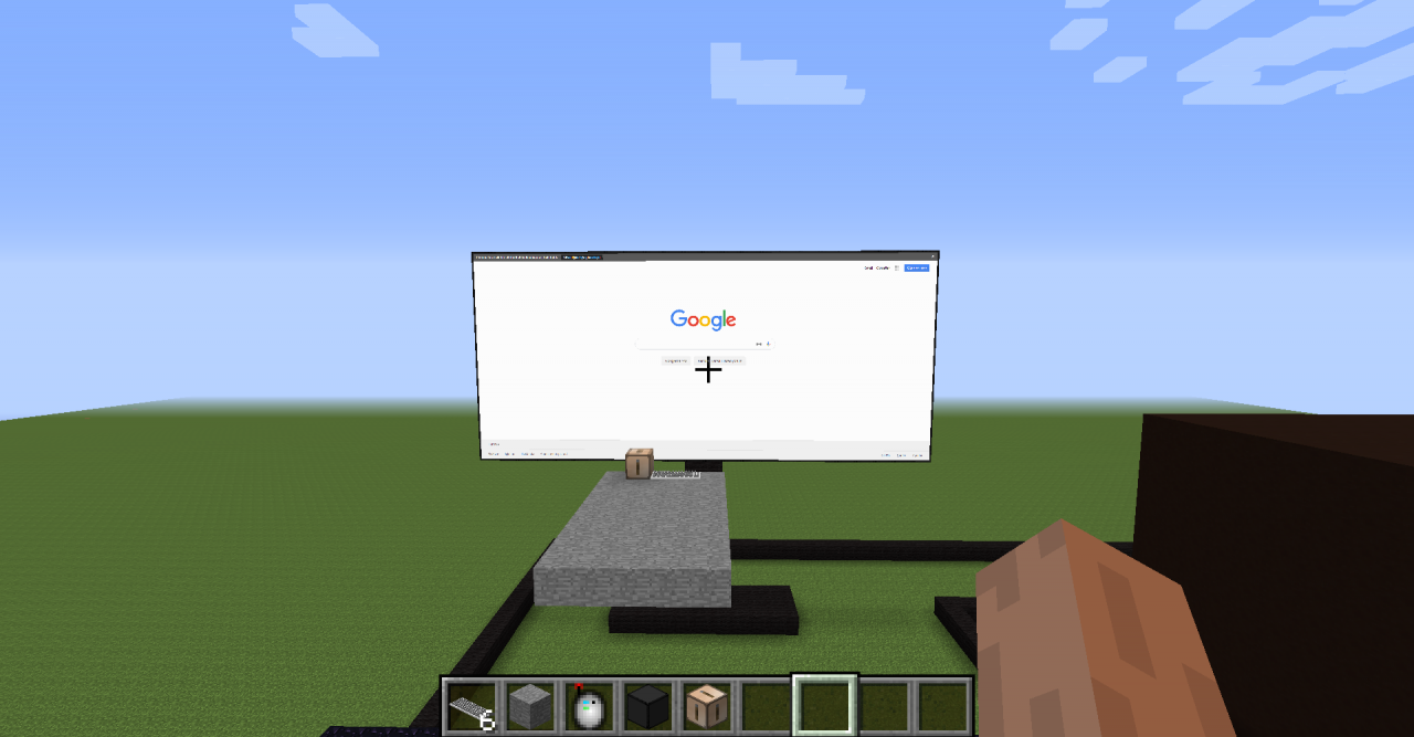 Computer Minecraft Map