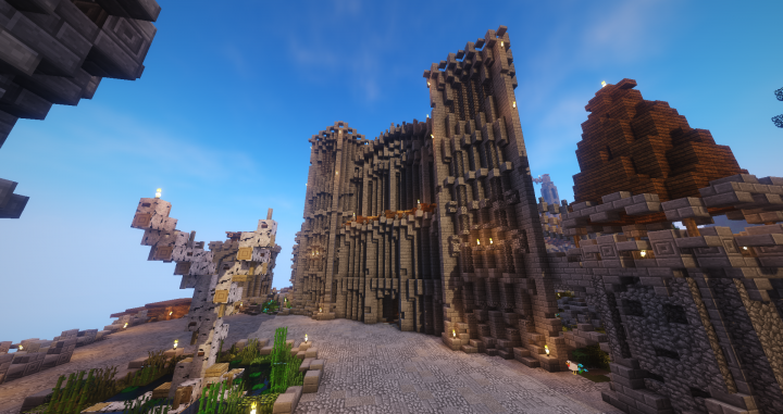Ravenhof Cathedral (Slanted building) Minecraft Map