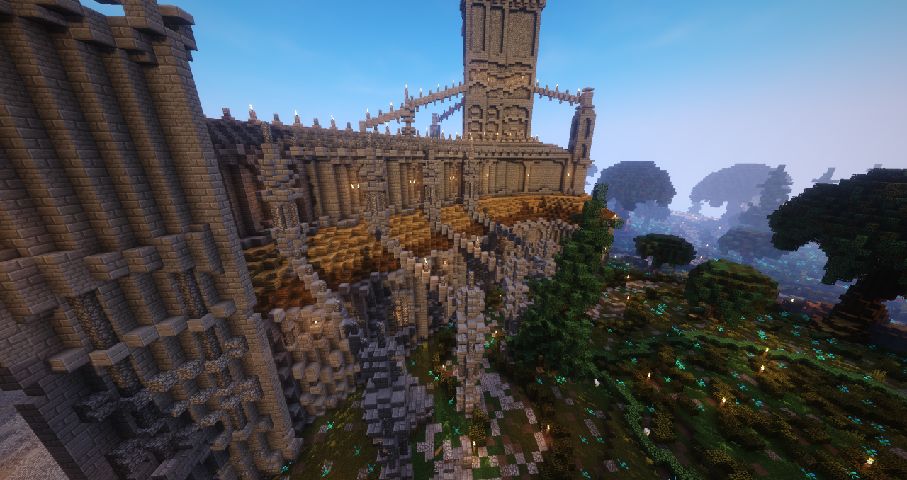 Ravenhof Cathedral (Slanted building) Minecraft Map