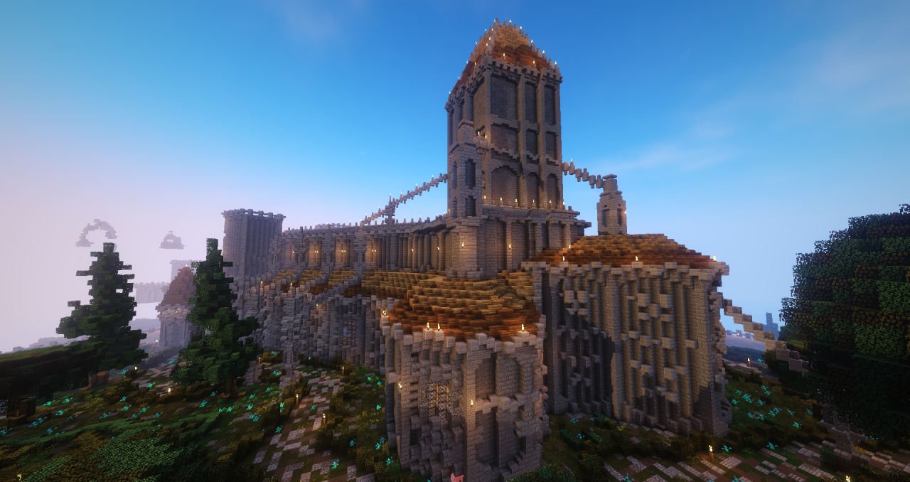Ravenhof Cathedral (Slanted building) Minecraft Map