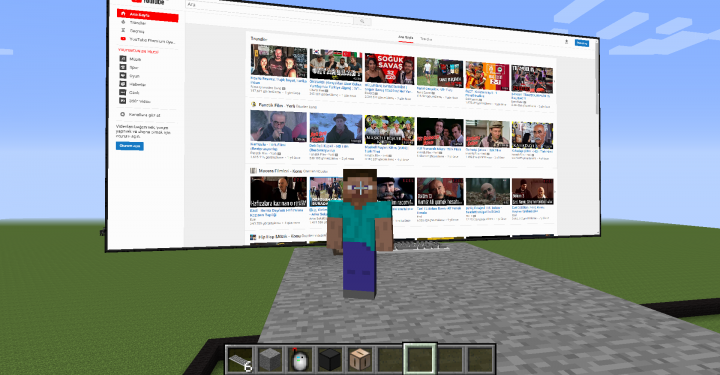 Computer Minecraft Map