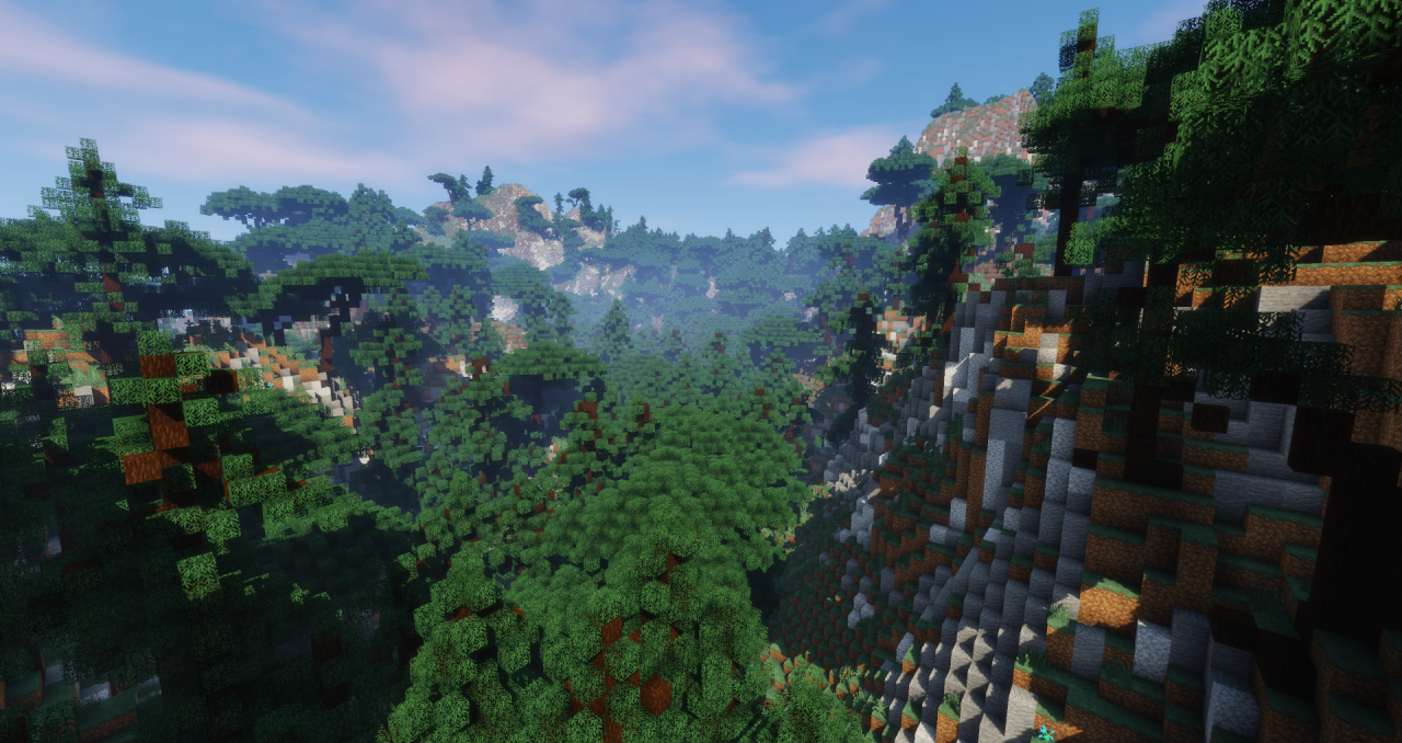 Natcen - A mountainous terrain Minecraft Map
