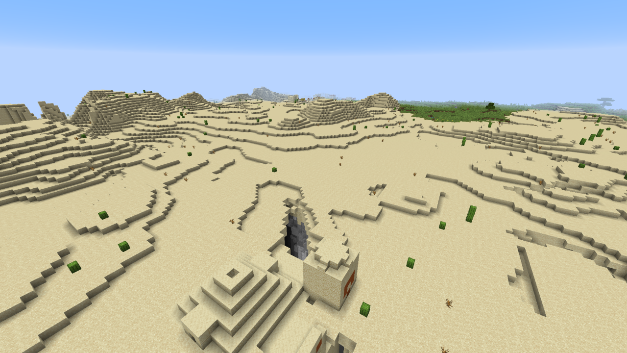 Desert Village At Spawn Seed Minecraft Map