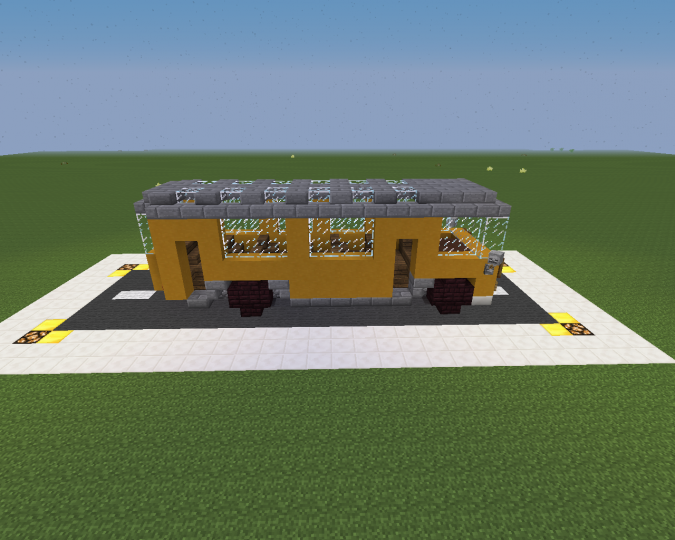 Soviet bus PAZ-672 Minecraft Map