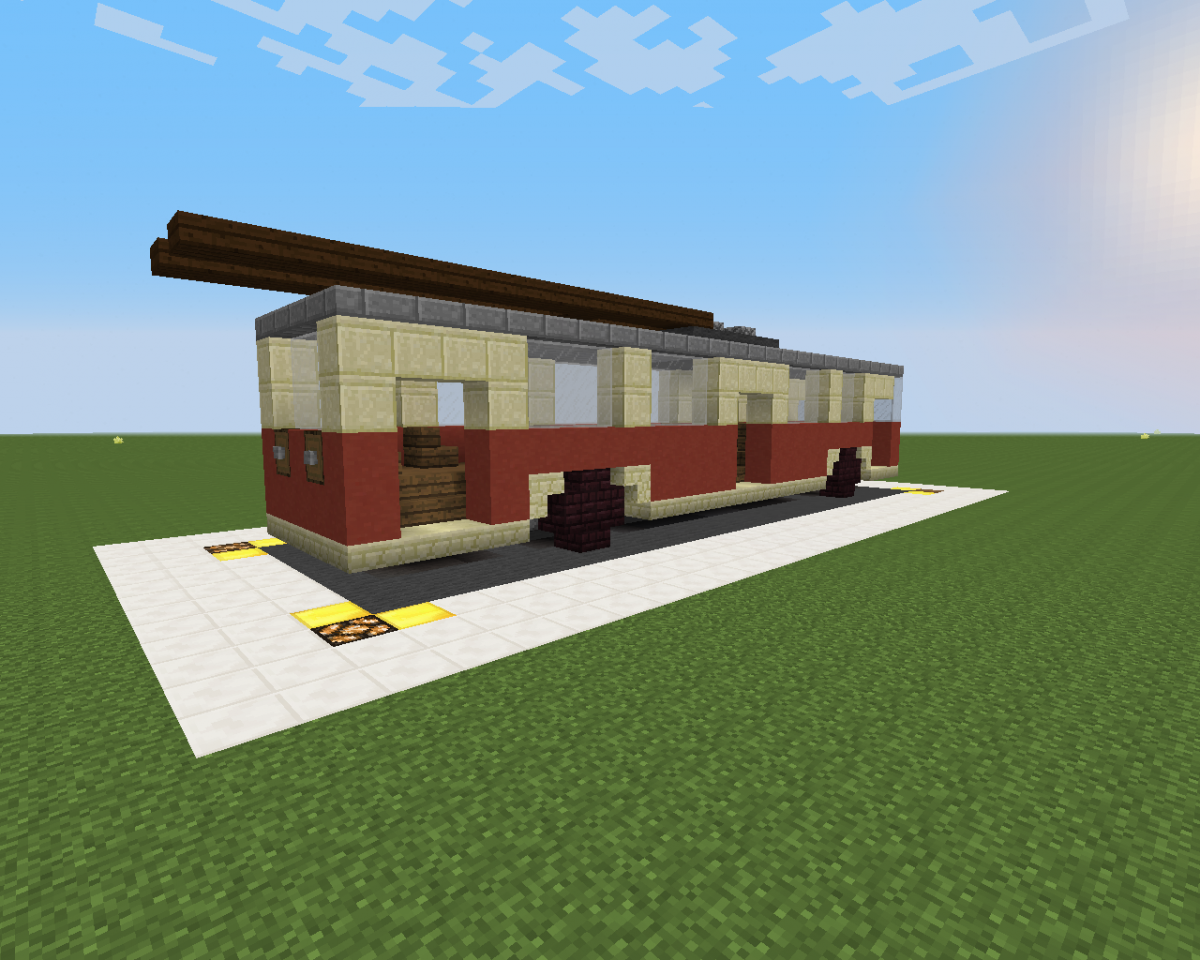 Soviet trolleybus ZiU-9 Minecraft Map