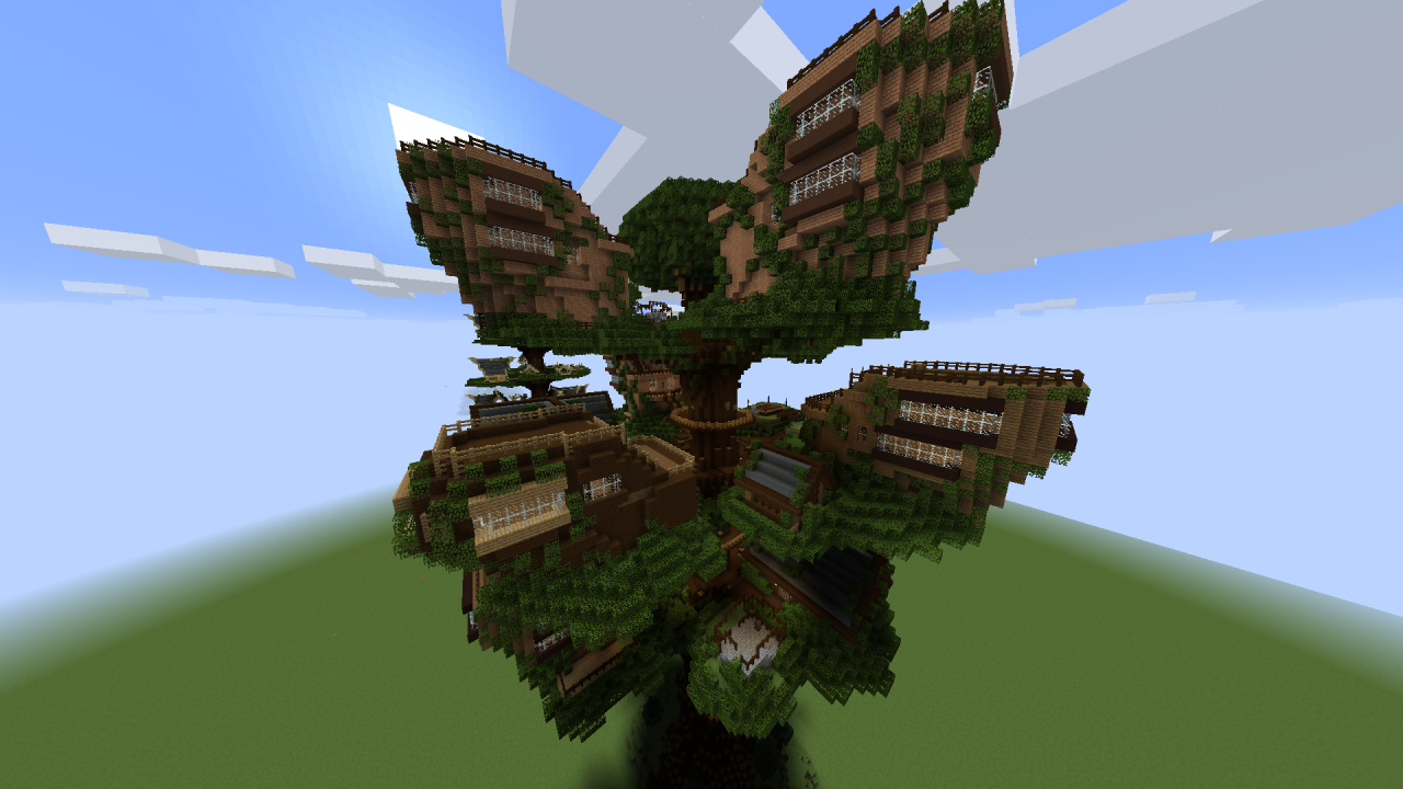 Giant Pirate Tree Village Minecraft Map