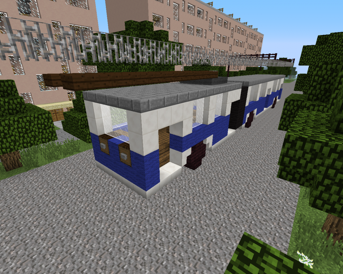 Soviet trolleybus Ziu-10 (Ziu-683) Minecraft Map