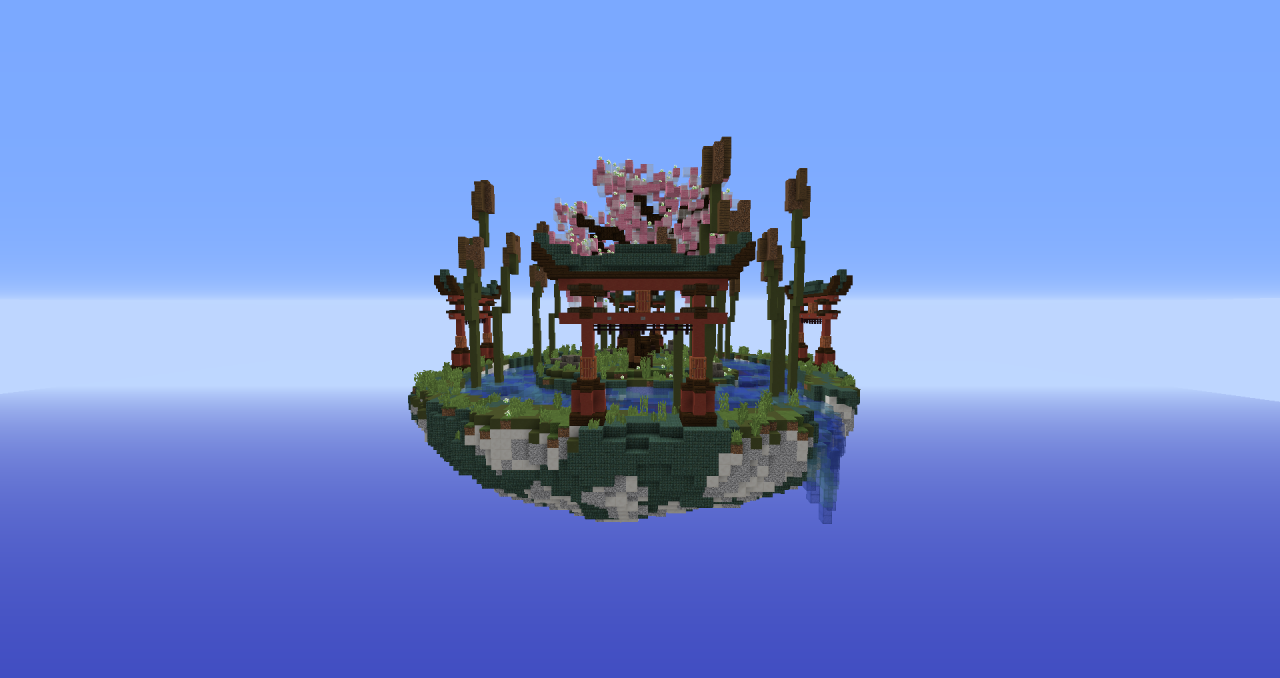Oriental Island | Floating Hub 1.8+ Minecraft Map
