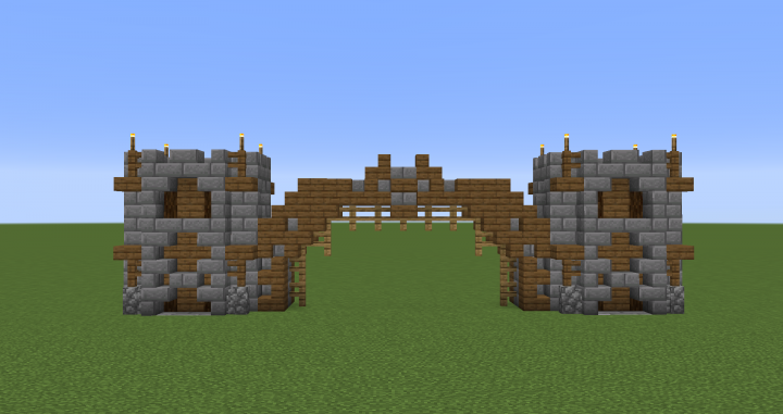 Small Medieval Gate Minecraft Map
