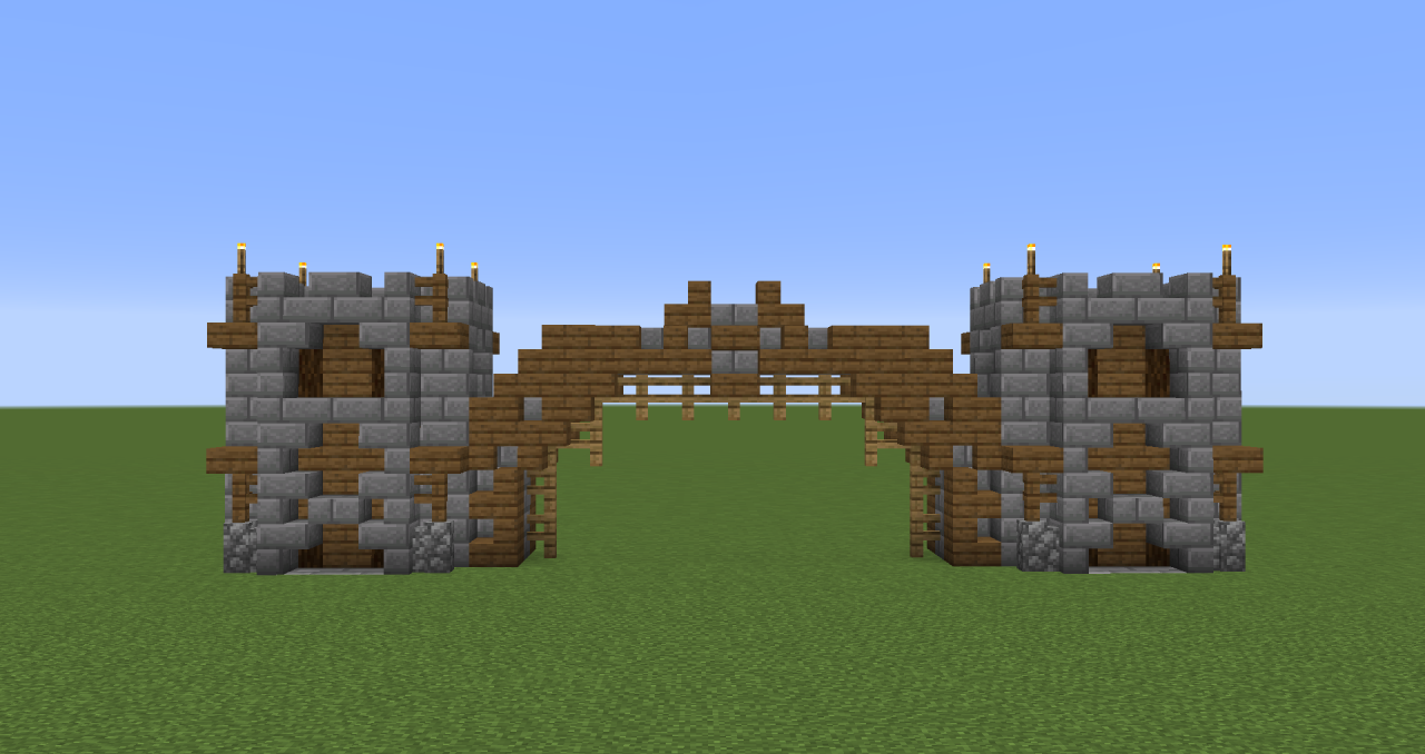 Small Medieval Gate Minecraft Map
