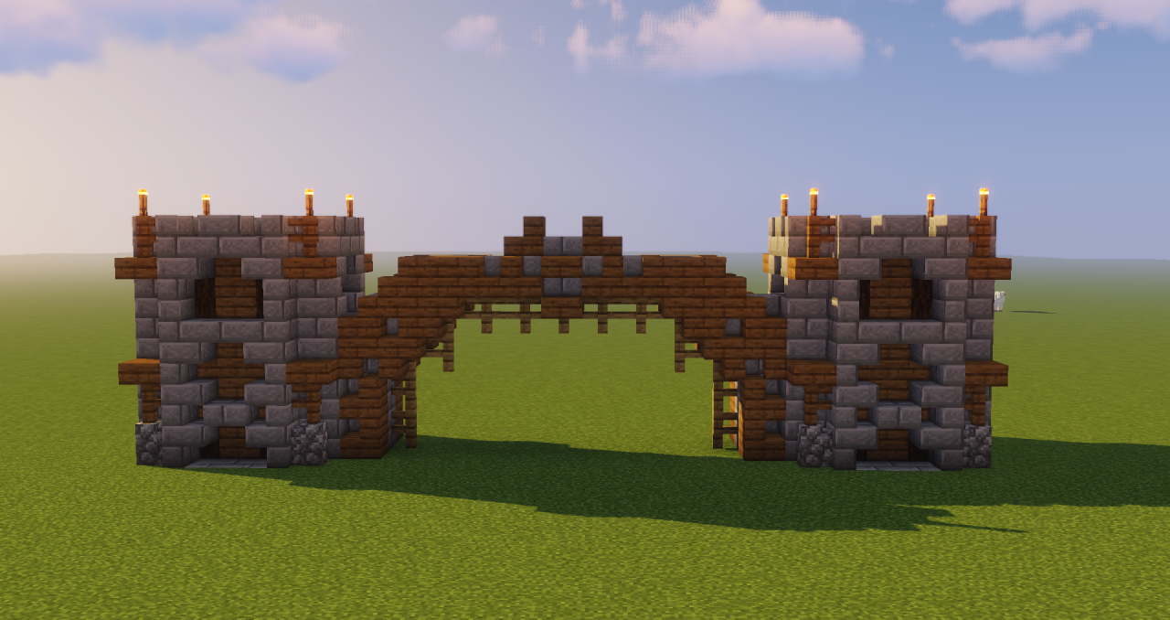 Small Medieval Gate Minecraft Map