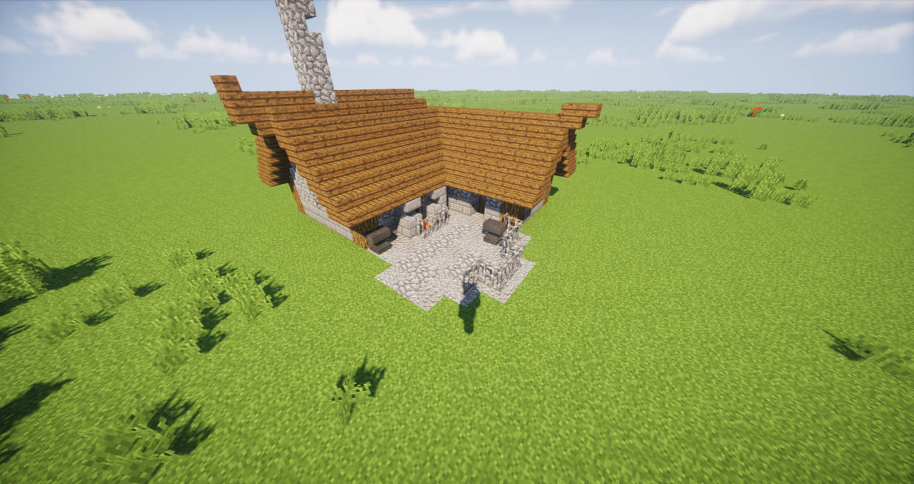 Small Simple Medieval Blacksmiths Minecraft Map