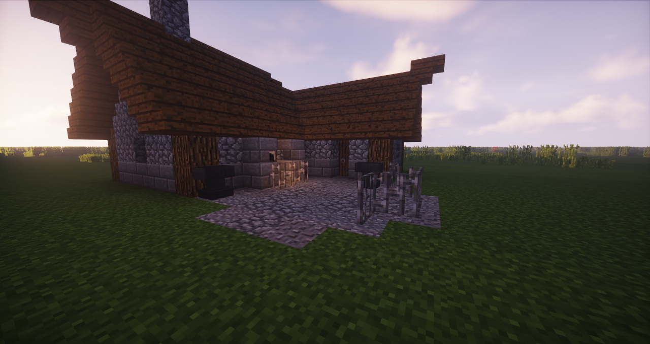 Small Simple Medieval Blacksmiths Minecraft Map