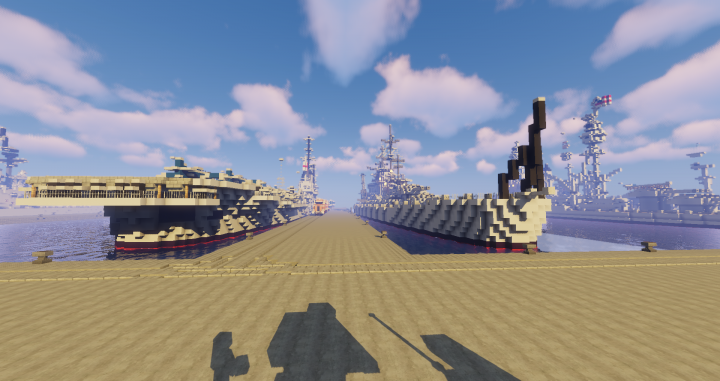 Harbour Quay [W.I.P] (Battleships + City Building) Minecraft Map